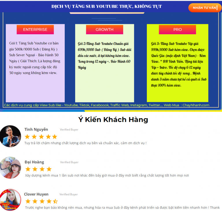 Dịch vụ Youtube - TocToc.vn